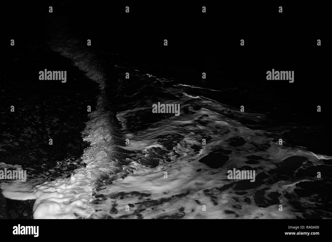 Splash in water at night Black and White Stock Photos & Images - Alamy