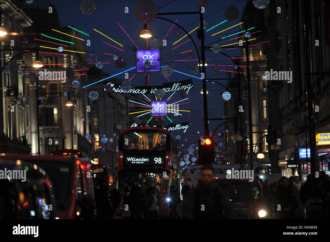 London's Oxford Circus, in London west end Stock Photo - Alamy