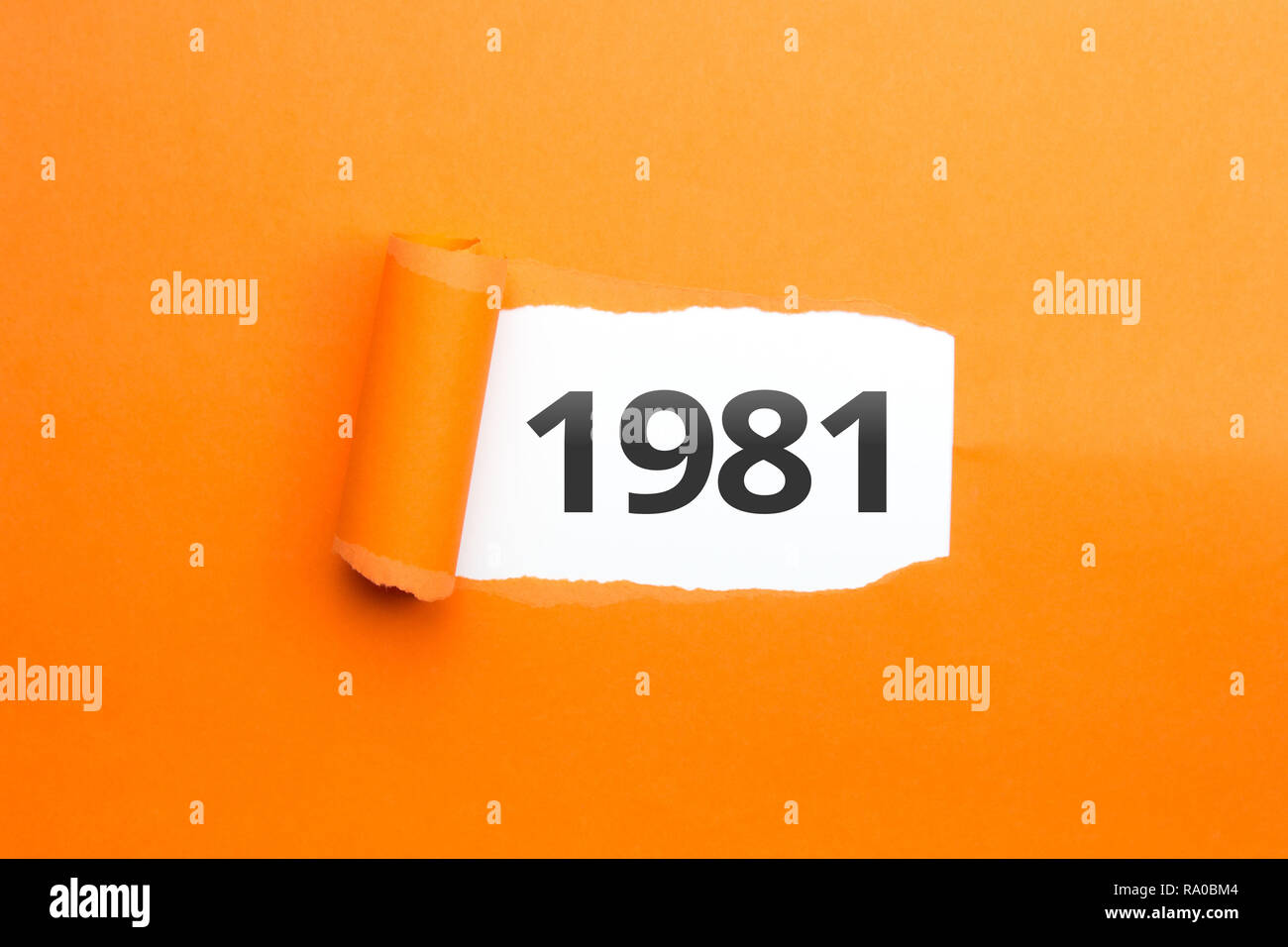 1981 number hi-res stock photography and images - Alamy