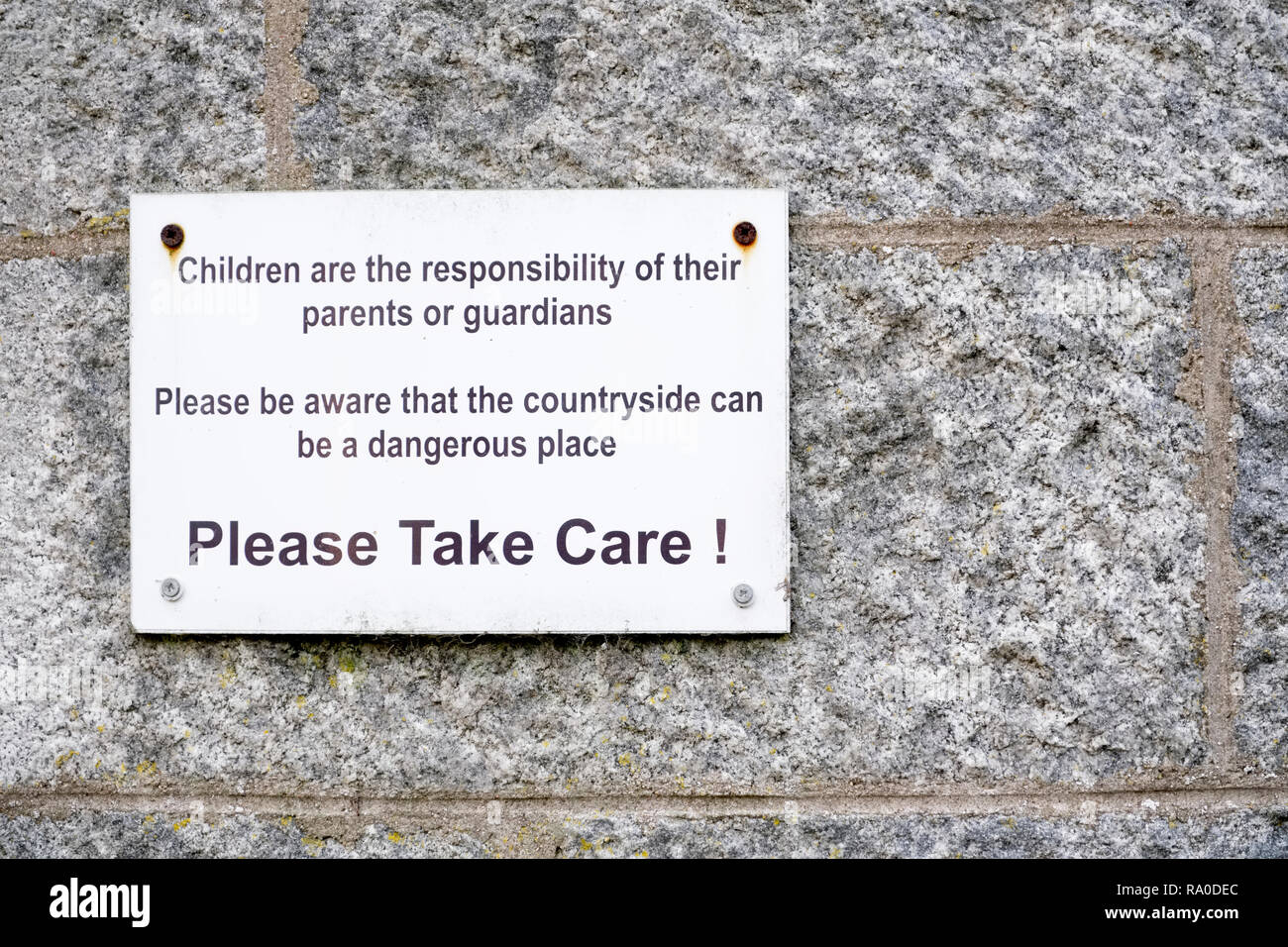 Children responsibility of parents the countryside is dangerous place ...
