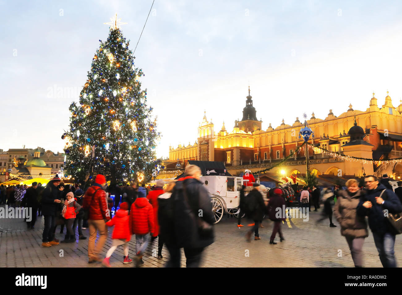 Krakow christmas tree hi-res stock photography and images - Alamy