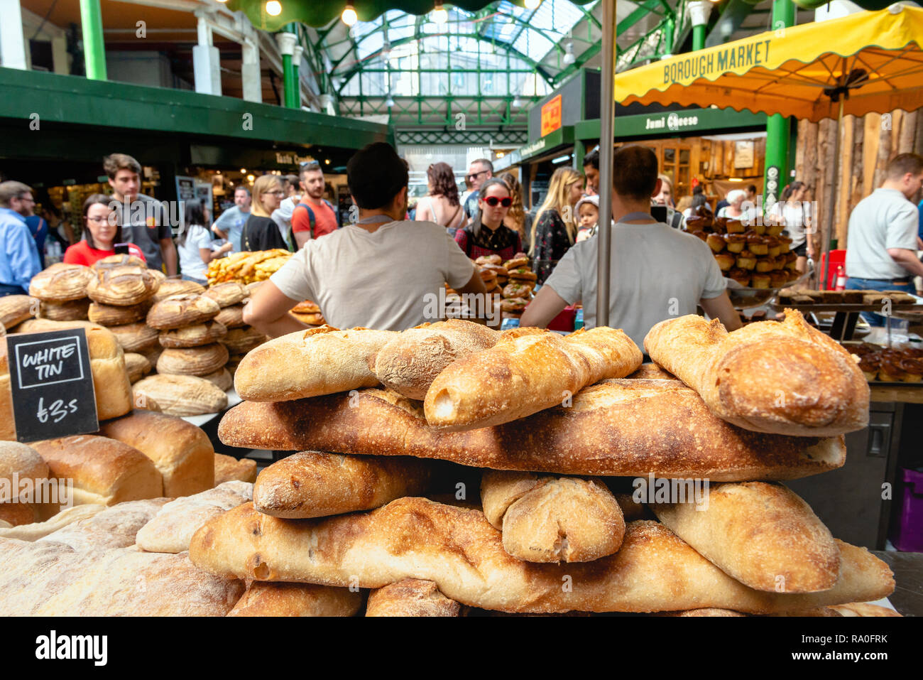 Bakery at Borough market, London Stock Photo - Alamy