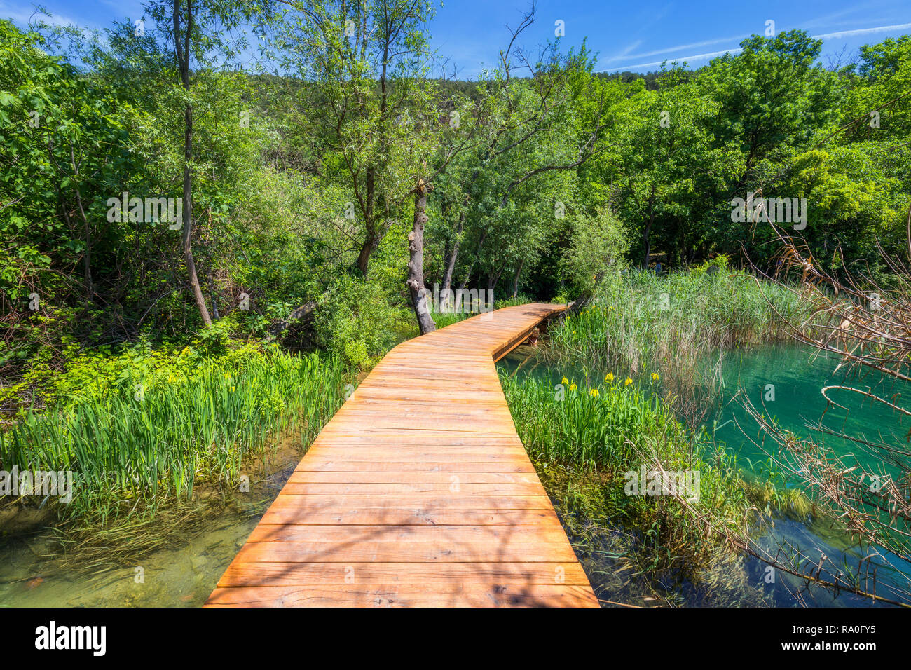 Waterfall roski slap in national hi-res stock photography and images ...