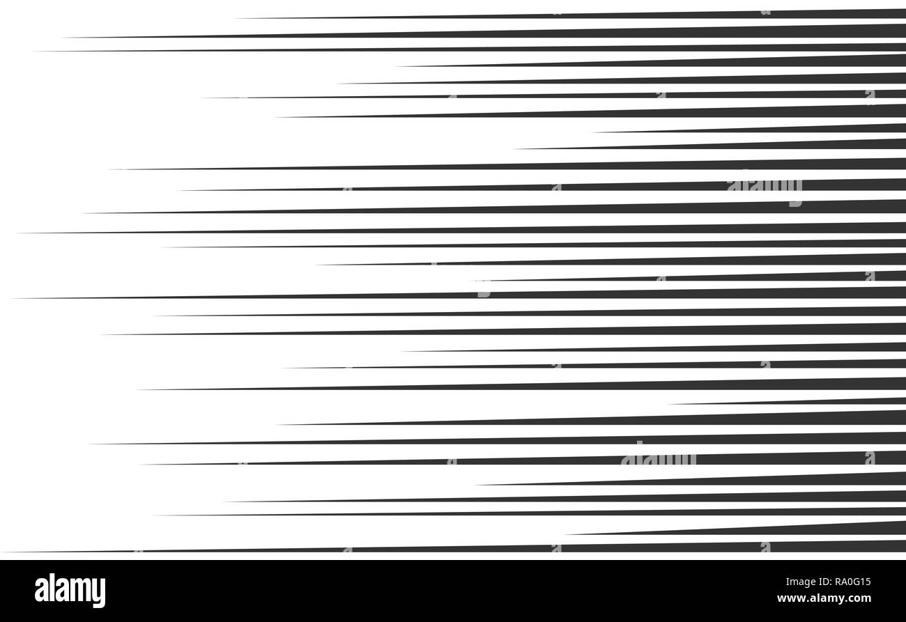 Manga speed lines set vector hi-res stock photography and images - Alamy