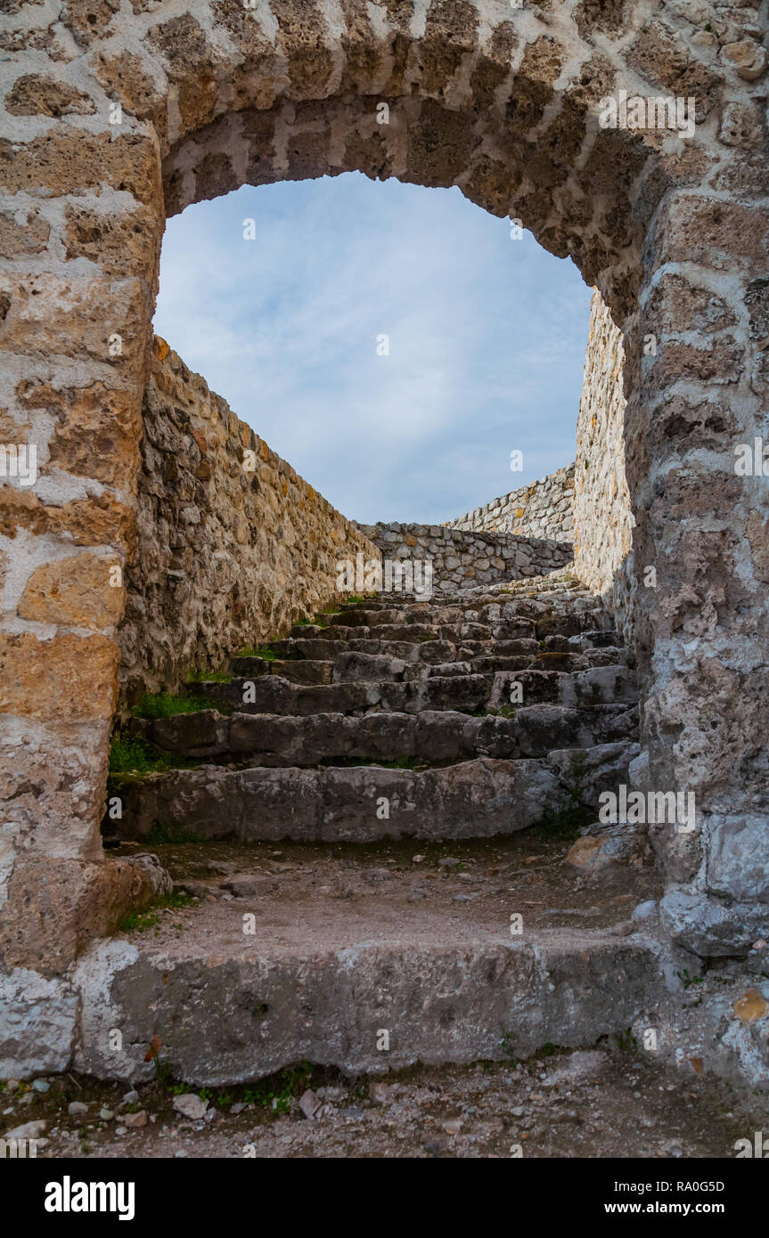 Travnik Old town fortress or Tvrđava Stari Grad in Bosnia Stock Photo ...