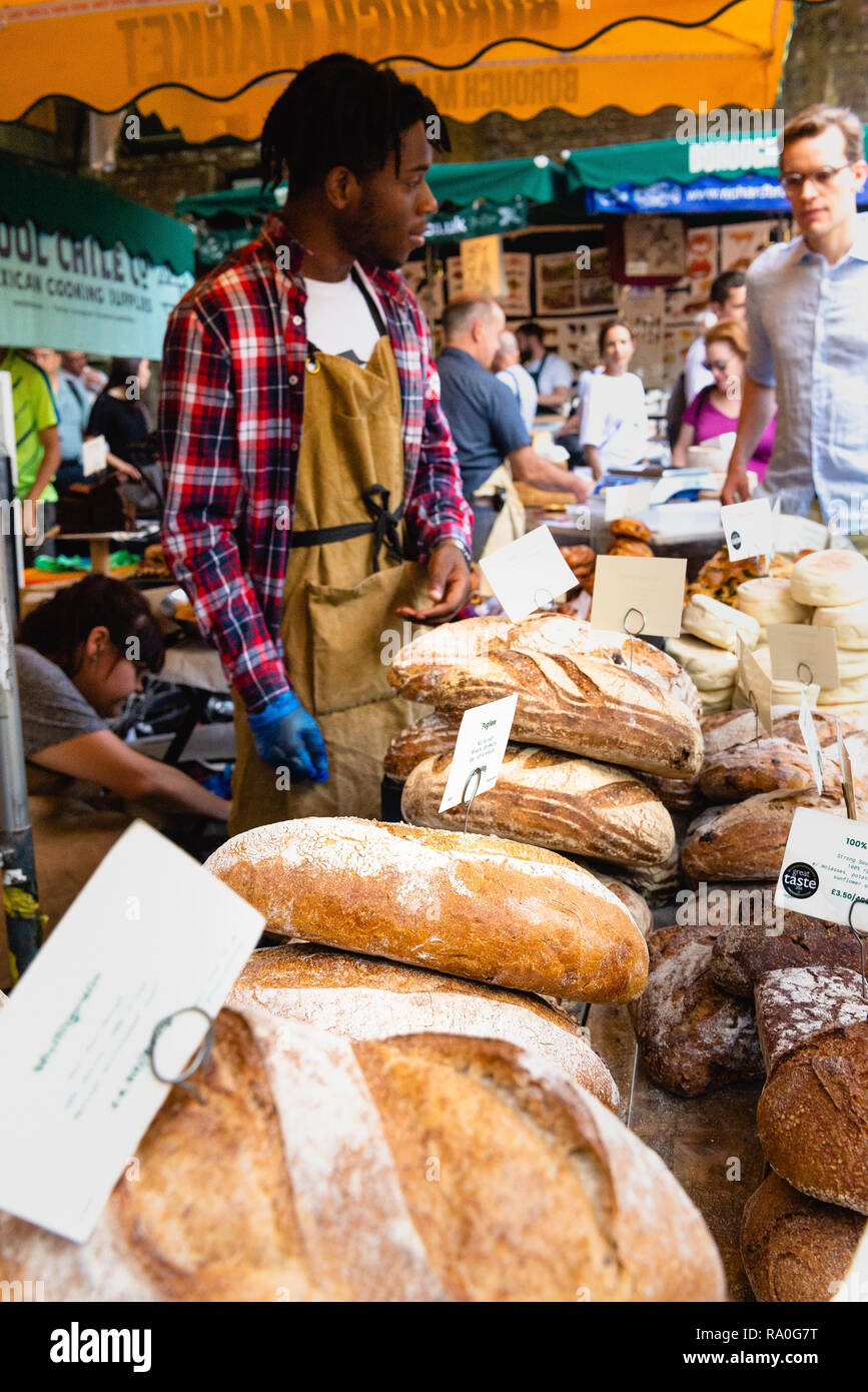 Bakery at Borough market, London Stock Photo - Alamy