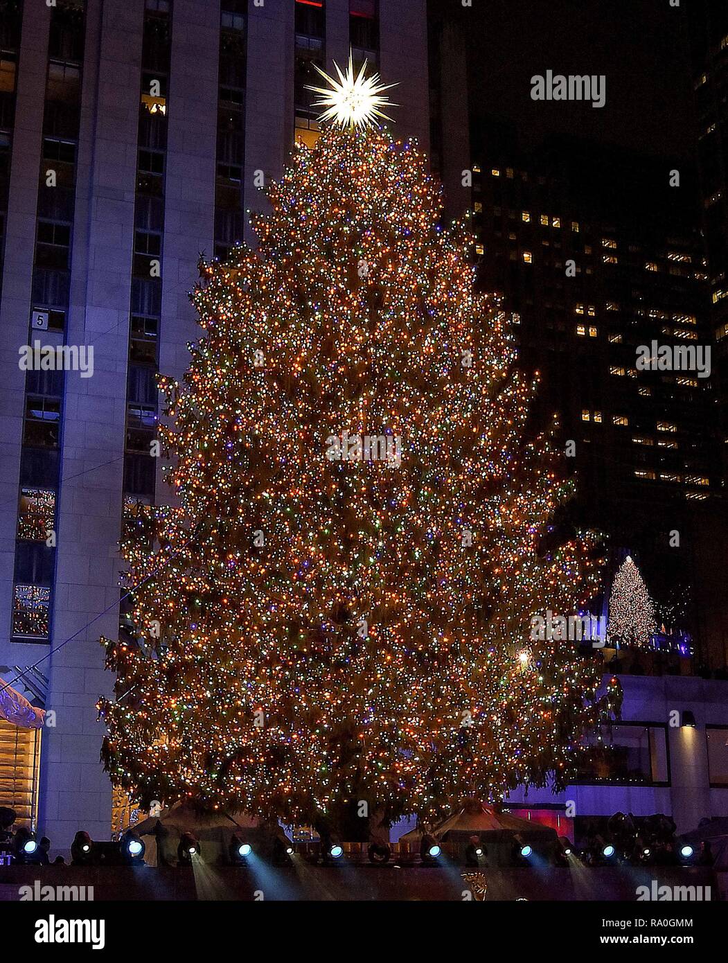 86 Annual Rockefeller Tree Lighting NYC Featuring: Atmosphere Where ...