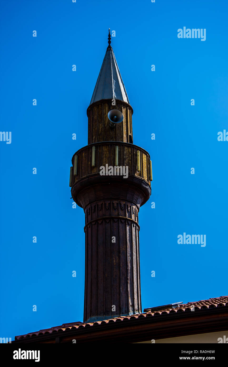 Mosque single minaret tower hi-res stock photography and images - Alamy