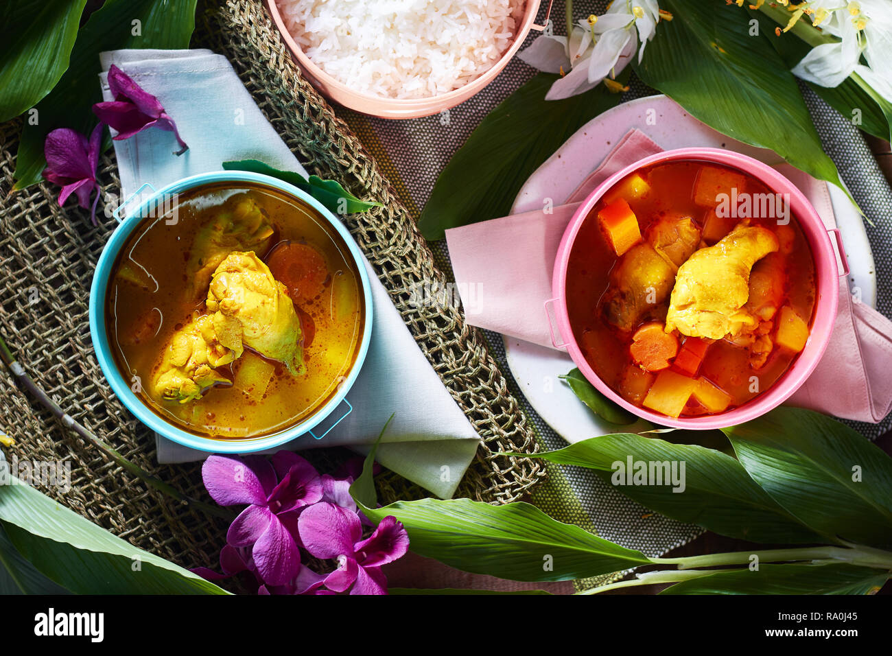 Chicken mussaman curry,Thai food Stock Photo - Alamy