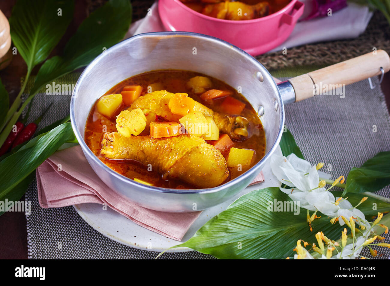 Chicken mussaman curry,Thai food Stock Photo - Alamy