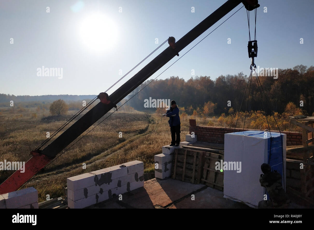 Operator unloading lorry hi-res stock photography and images - Alamy