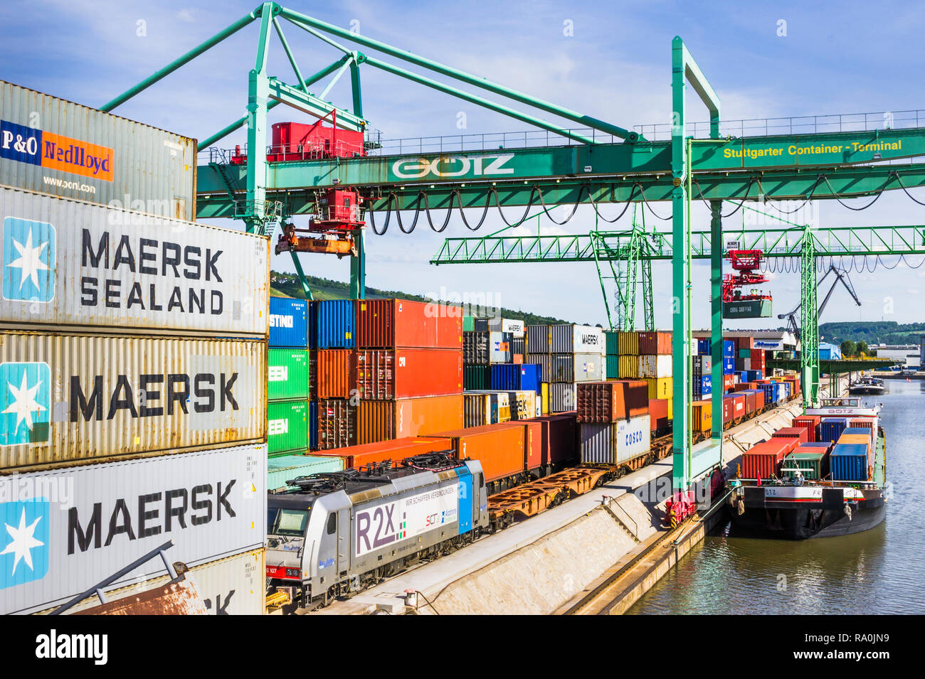 Maersk sealand container hi-res stock photography and images - Alamy