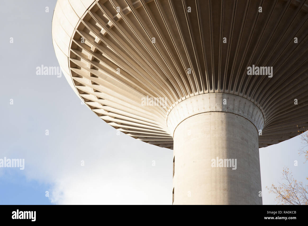 Abstract view of water tower Stock Photo - Alamy