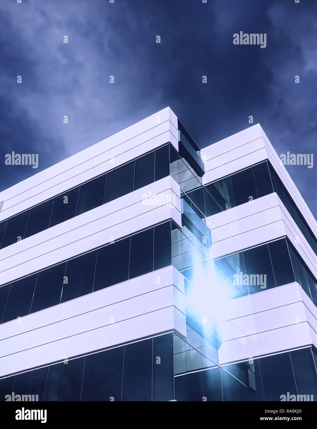 Generic modern office window Stock Photo - Alamy