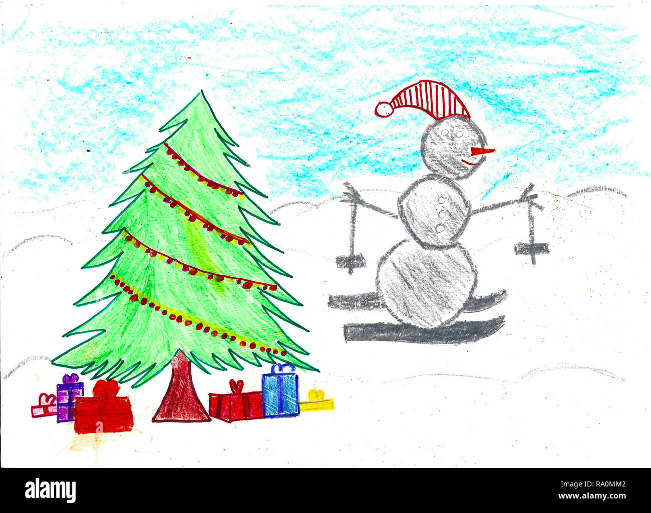 Snow drawing hi-res stock photography and images - Alamy
