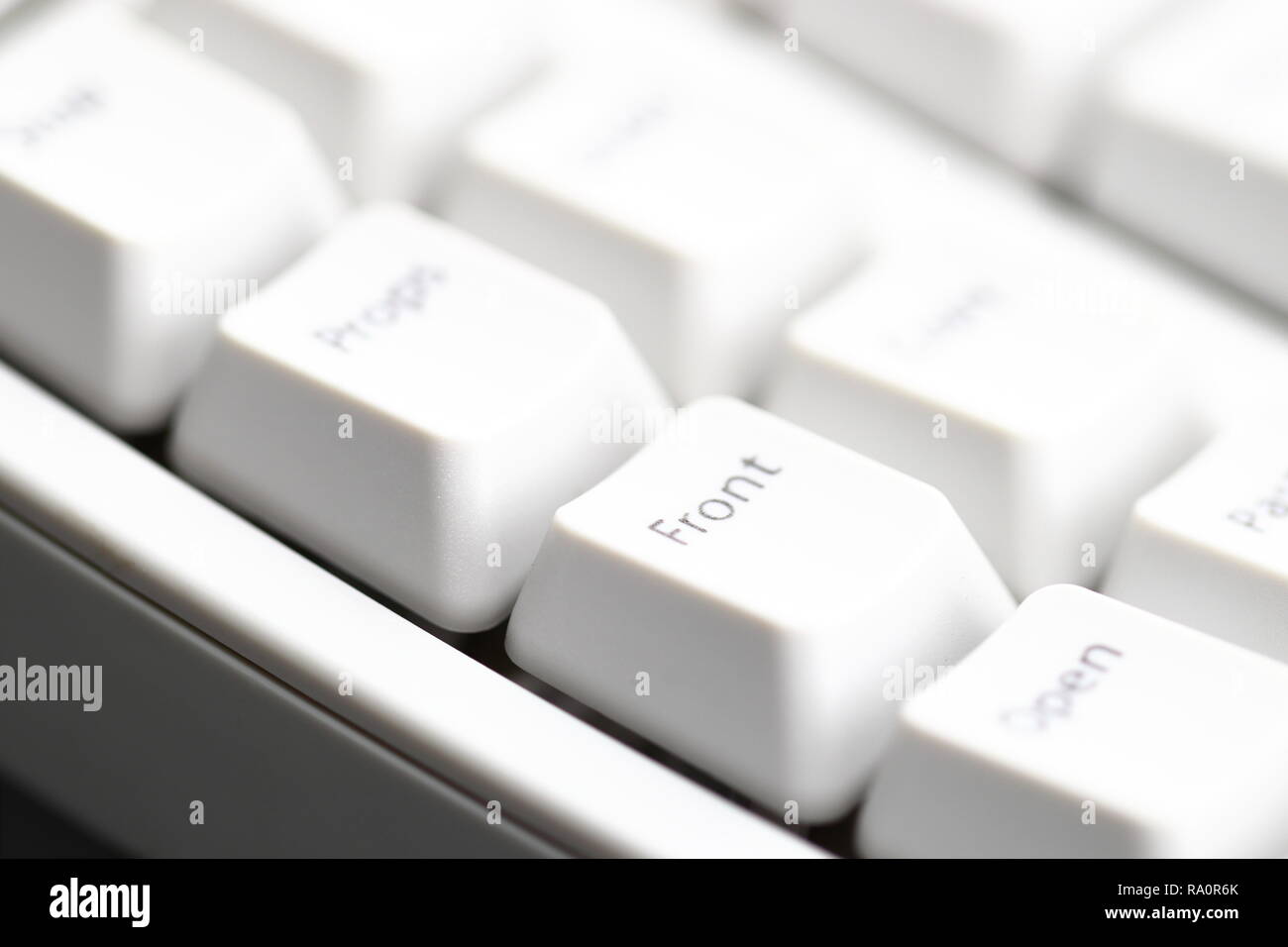Modern Computer Keyboard Some Part Of White Computer Keyboard Focus 4960