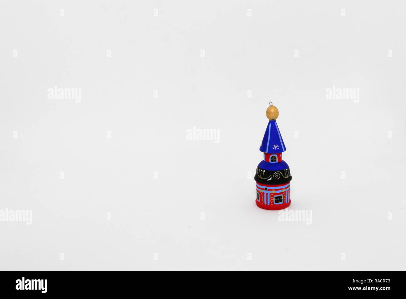 Set of wood painted cupola tower toy, orthodox towers toy, mausoleum ...