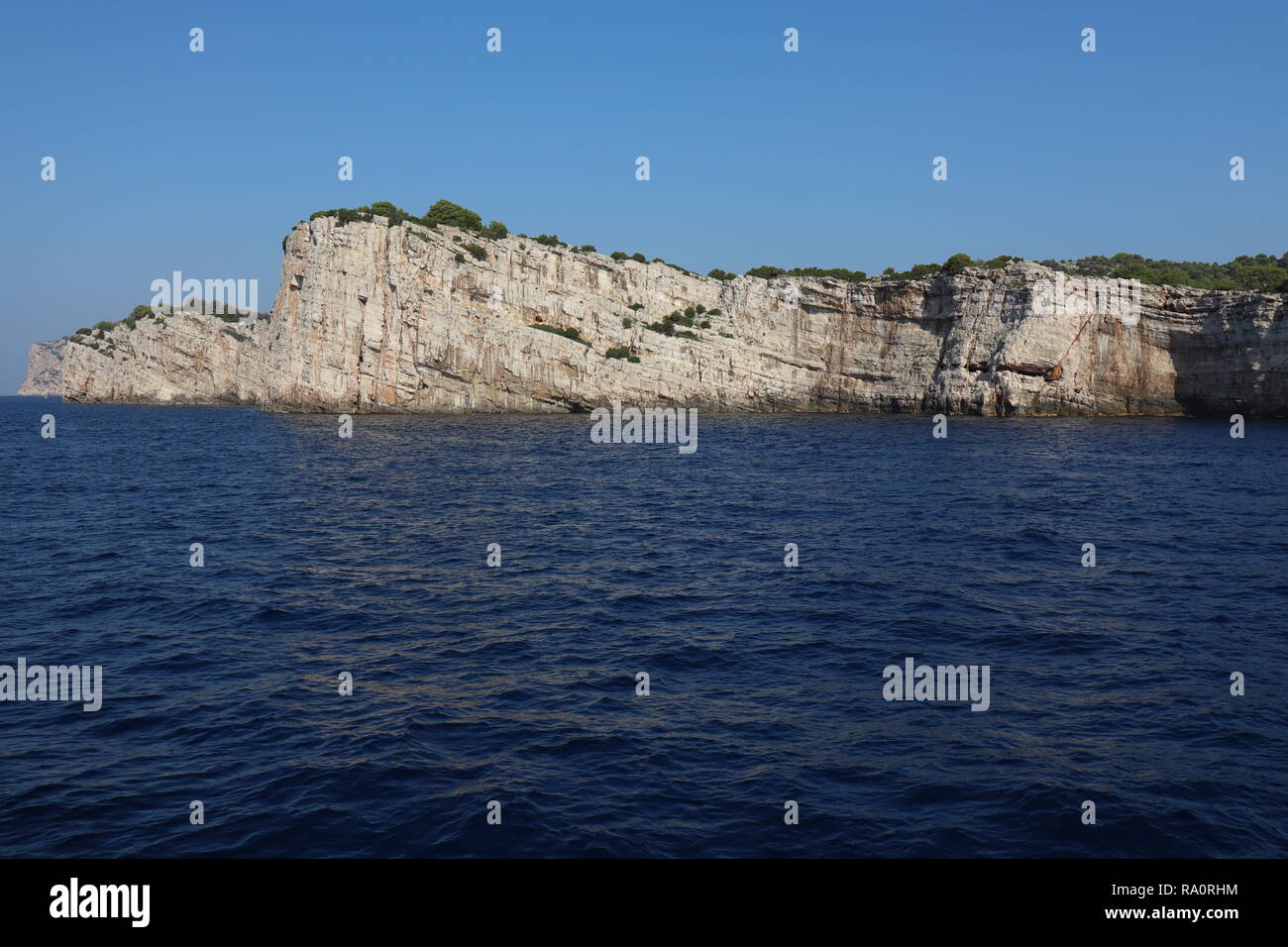 cliffs at Telascica Nature Park, Dugi Otok, Croatia Stock Photo - Alamy