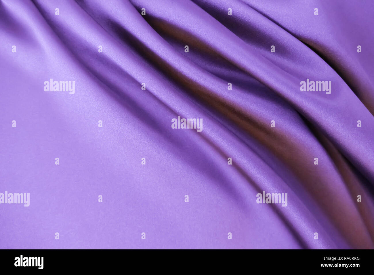 Smooth elegant wavy purple / violet satin silk luxury cloth fabric ...