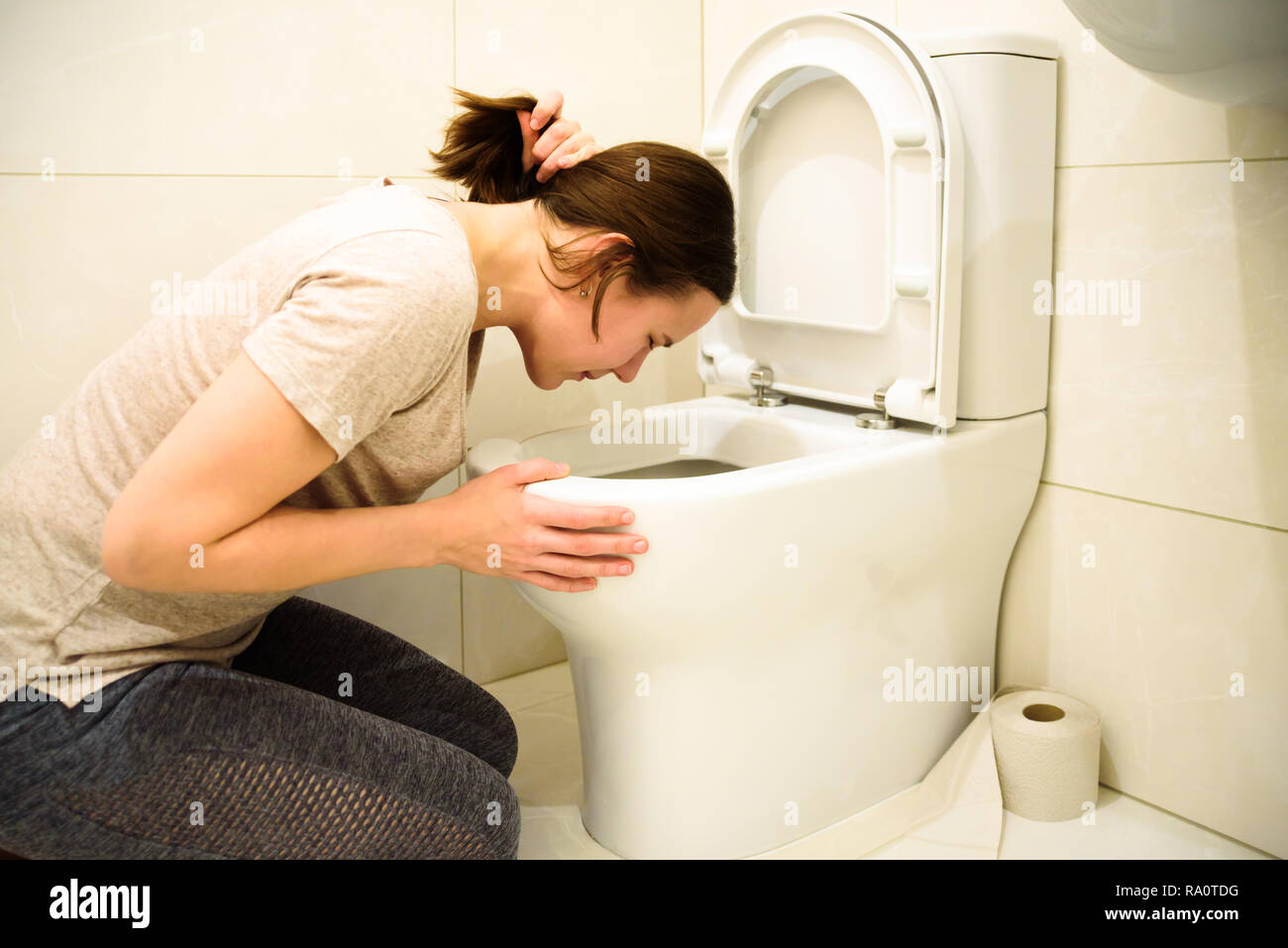 Female Vomiting Toilet Hi res Stock Photography And Images Alamy Female Vomiting Toilet Hi res Stock Photography And Images Alamy