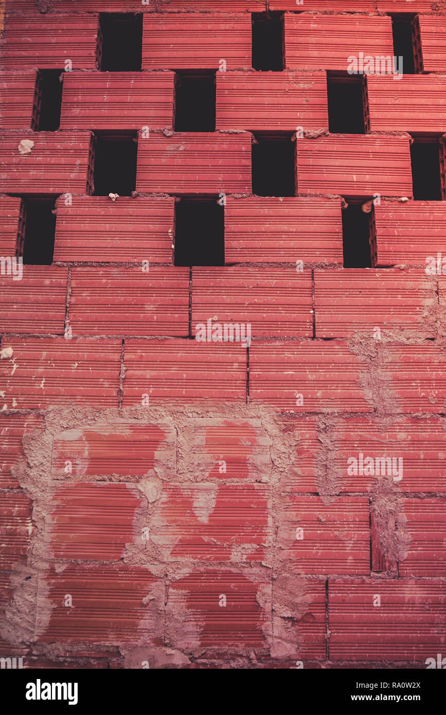Brick wall with ventilation holes hi-res stock photography and images ...