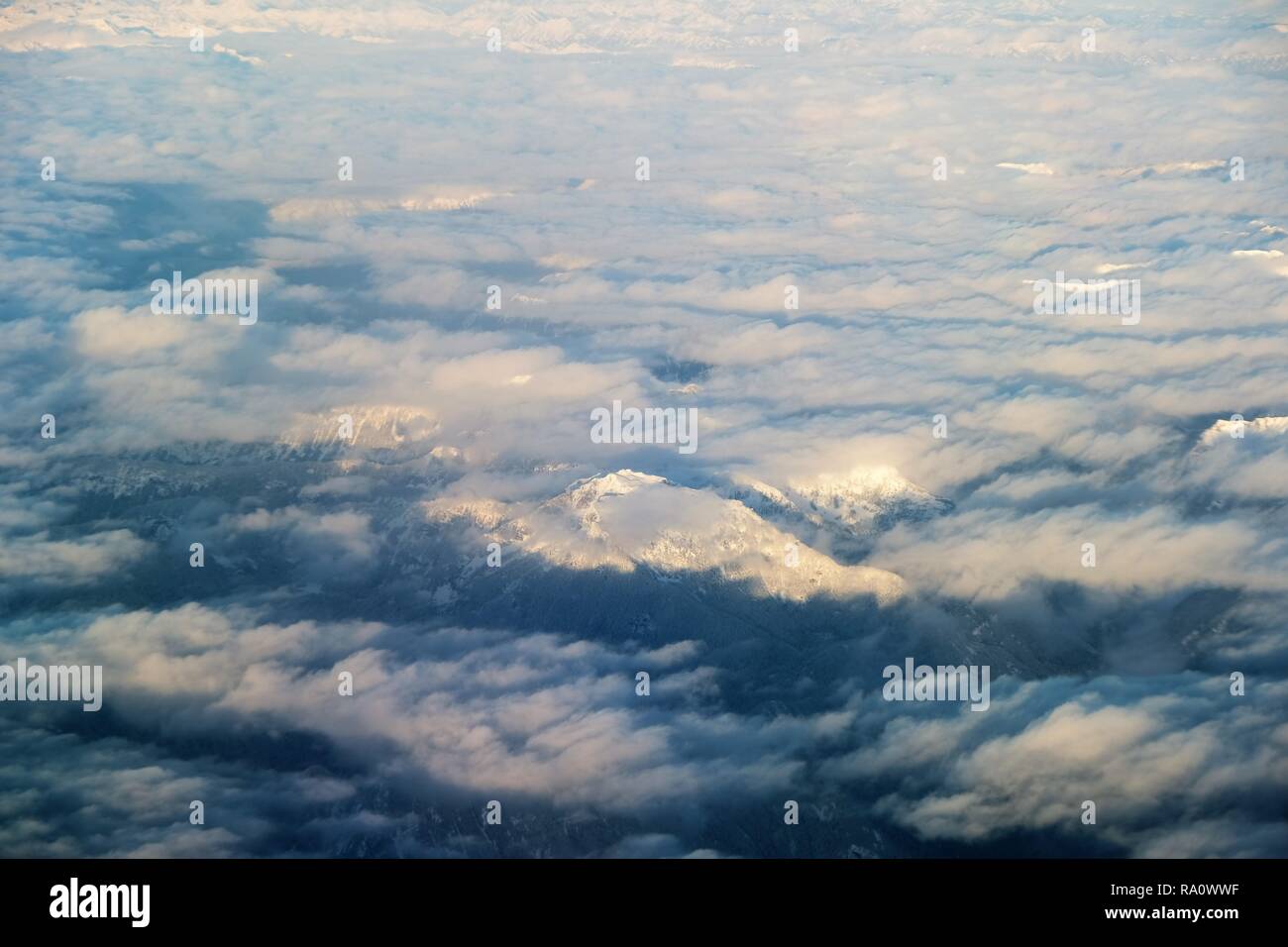 The Cascade Mountains in the Pacific Northwest (Seattle, Washington ...