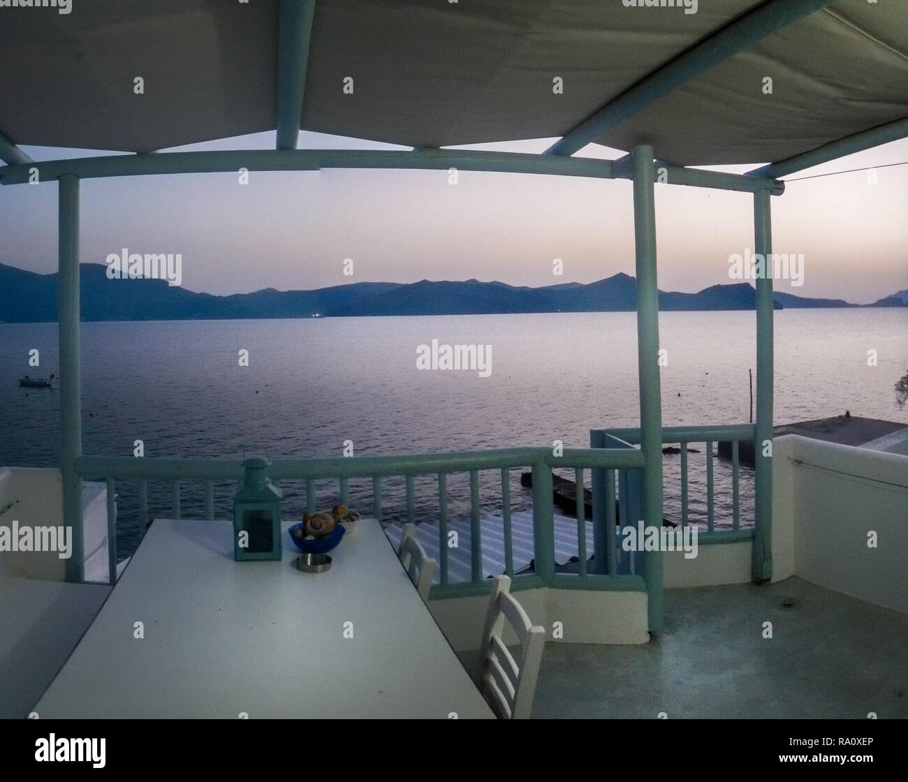 Milos cafe hi-res stock photography and images - Alamy