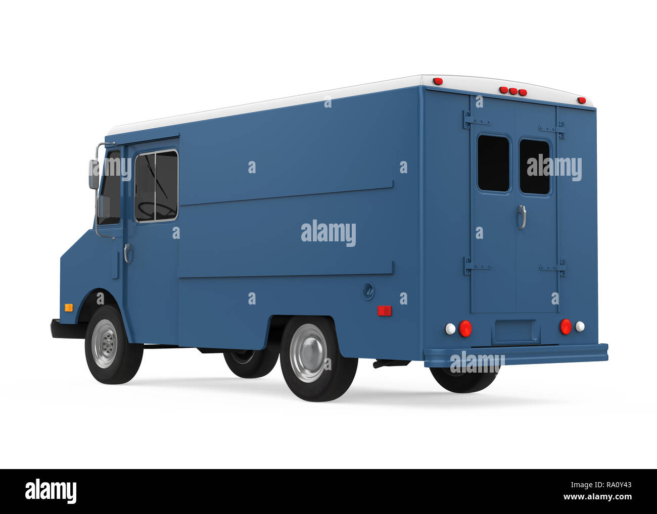 Delivery Van Isolated Stock Photo - Alamy