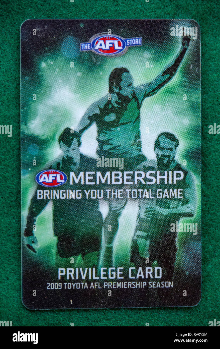 Australian rules card hi-res stock photography and images - Alamy