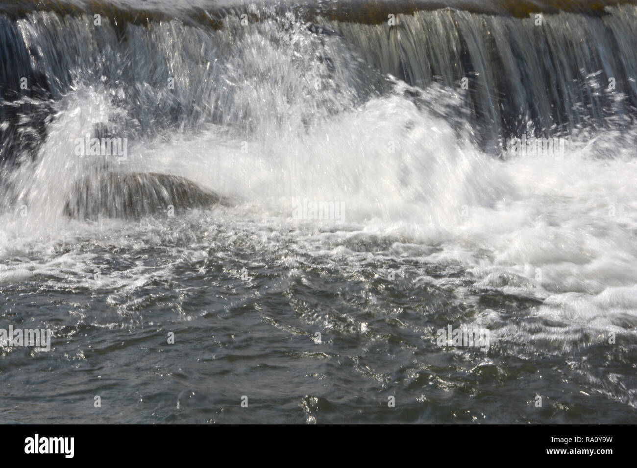 Rapid running water river sun hi-res stock photography and images - Alamy