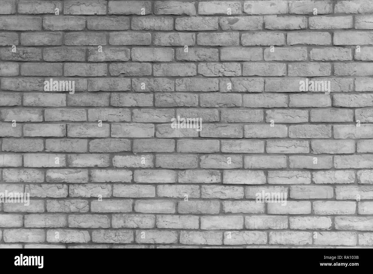 Modern white brick wall texture for background Stock Photo - Alamy
