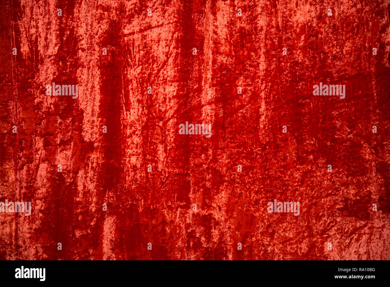 scarlet velvet curtain natural background Stock Photo - Alamy