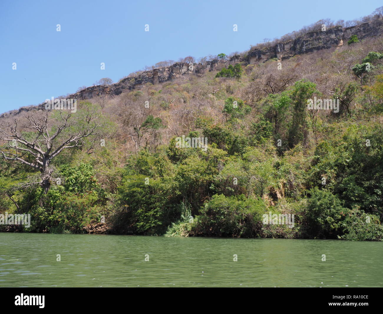 Wonderful slope of Sumidero canyon at Grijalva river landscapes in ...