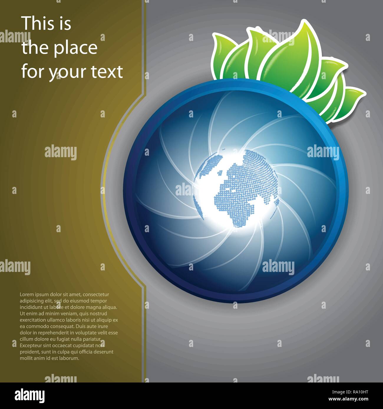 Globe in plastic Stock Vector Images - Alamy