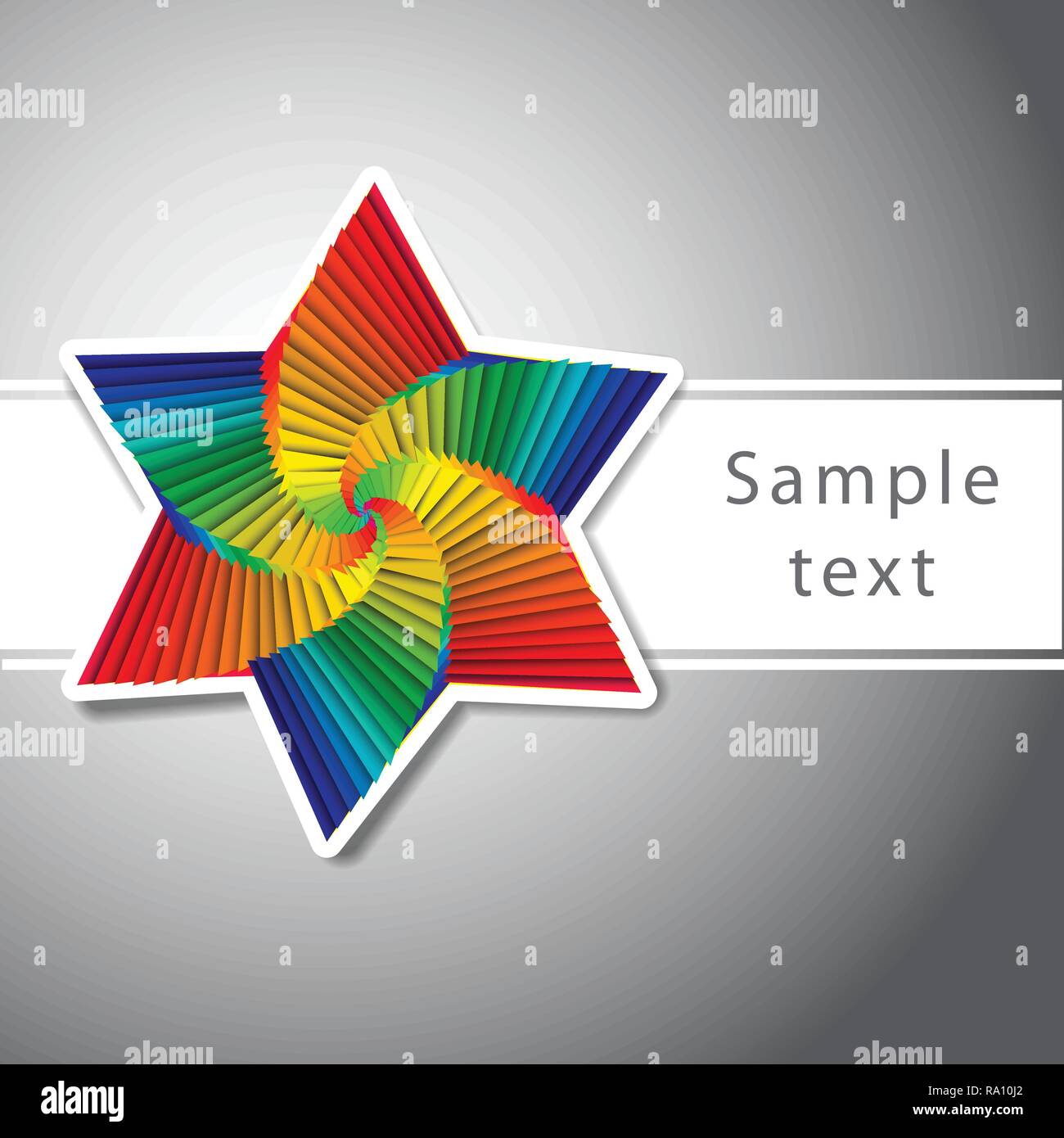Abstract Multicolored Modern Artistic Star Shaped Background Concept ...