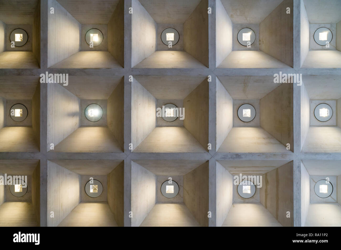 Louvre interior architecture hi-res stock photography and images - Alamy