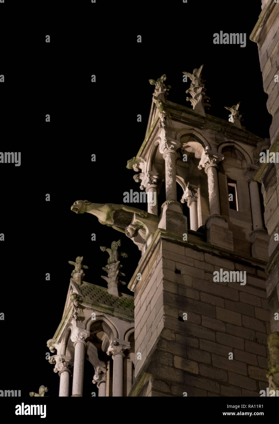 Religious building gargoyles gothic hi-res stock photography and images ...