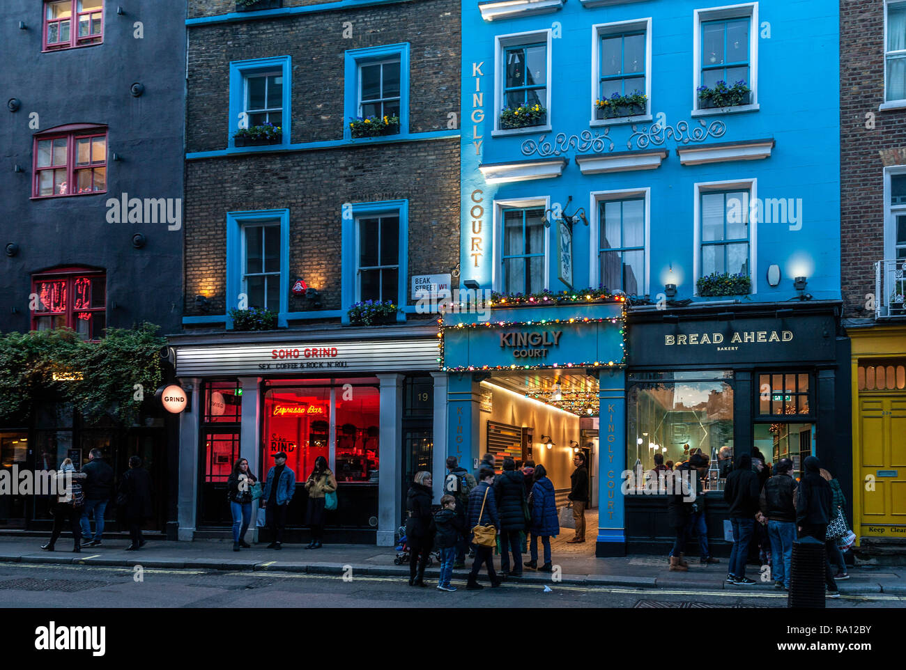 Beak Street, Soho, London, England, UK Stock Photo - Alamy