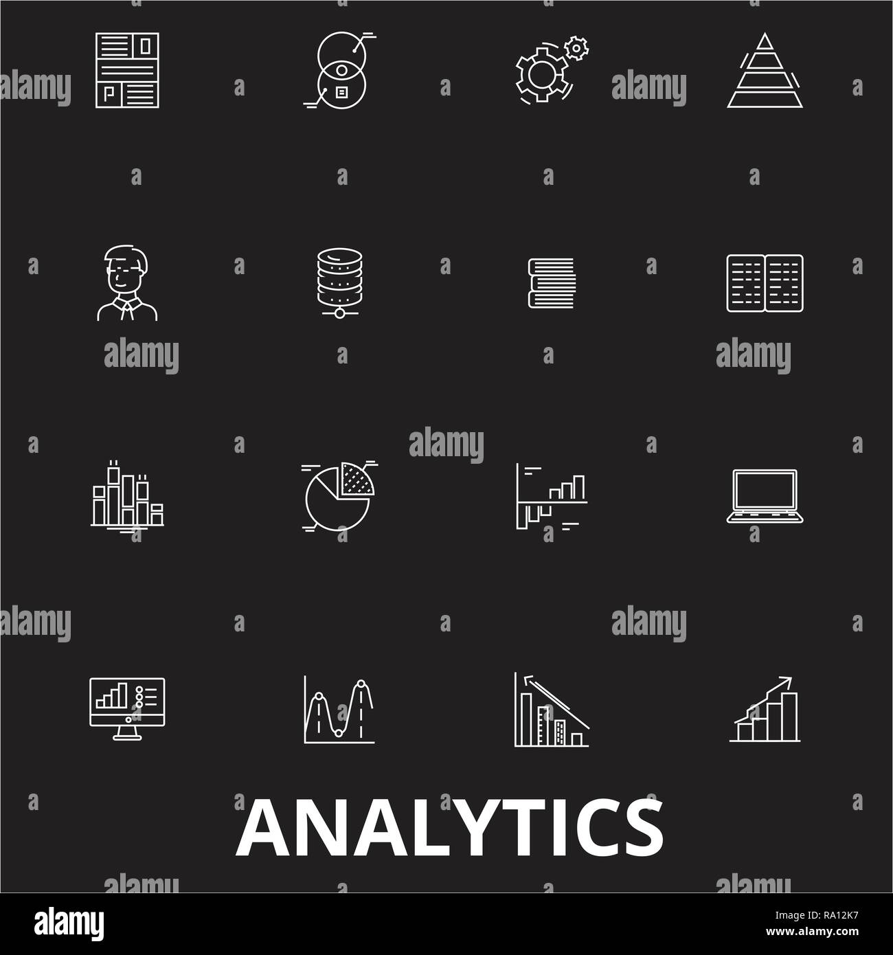 Data analysis symbols Stock Vector Images - Alamy