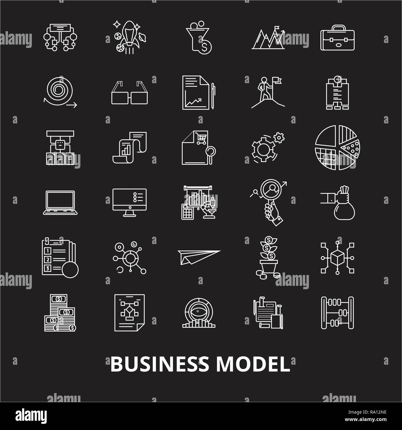 Interface model Stock Vector Images - Alamy