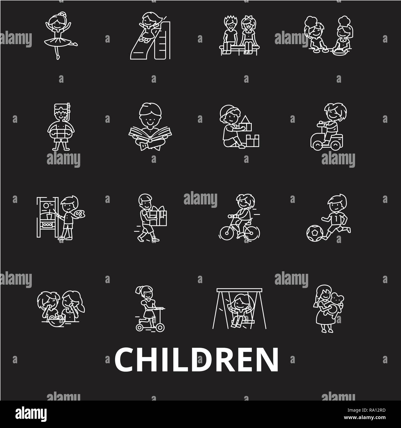 Children symbols hi-res stock photography and images - Alamy
