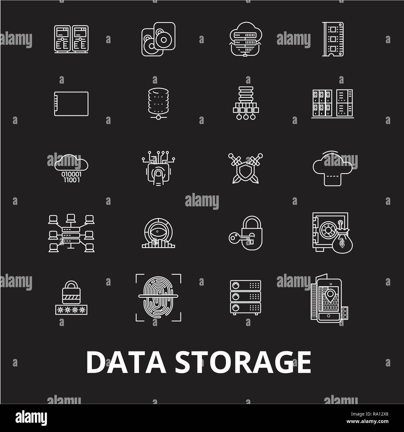 Hard disk database sign icon Stock Vector Images - Alamy