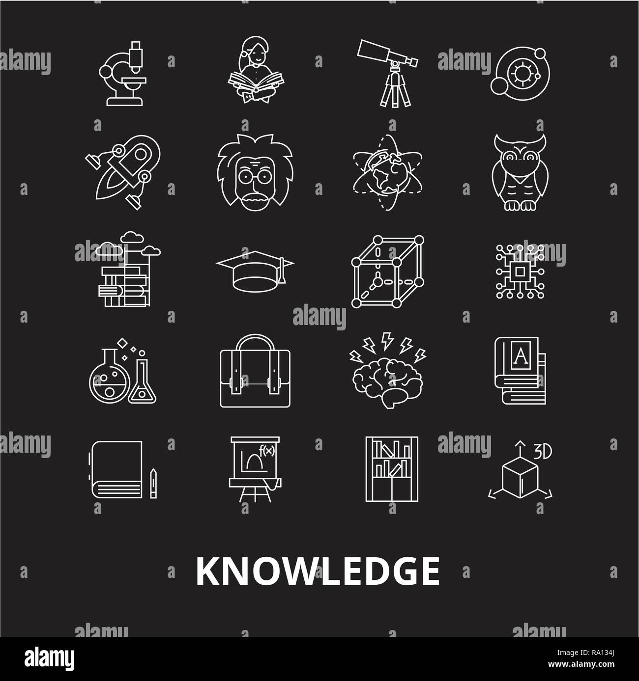 Brain tree illustration tree knowledge Stock Vector Images - Alamy