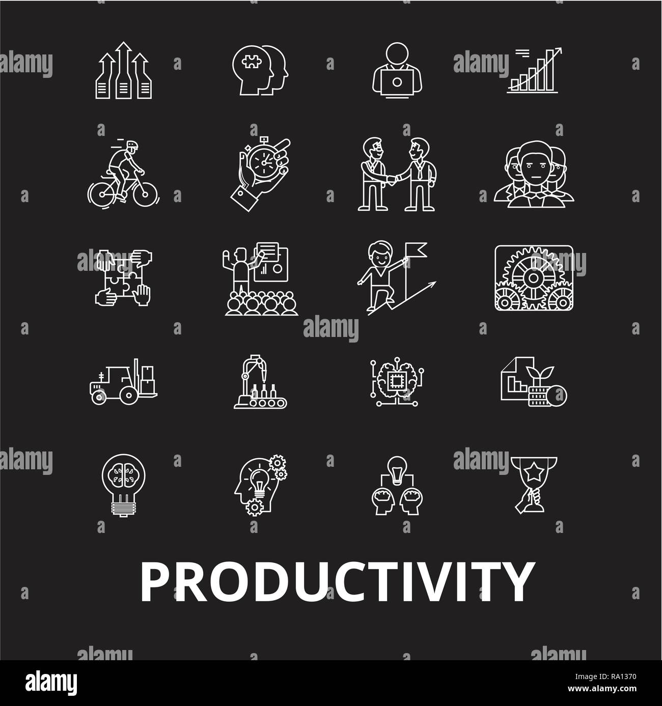 Productivity Increase Stock Vector Images - Alamy