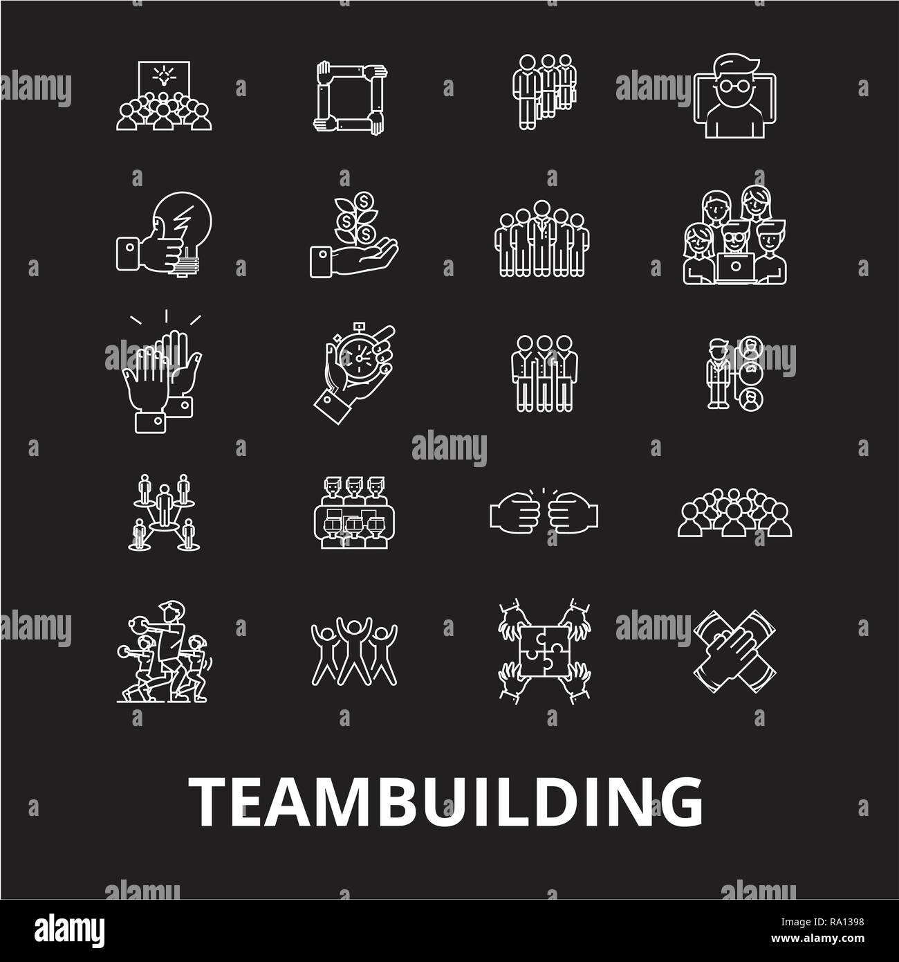 Teambuilding symbols hi-res stock photography and images - Alamy