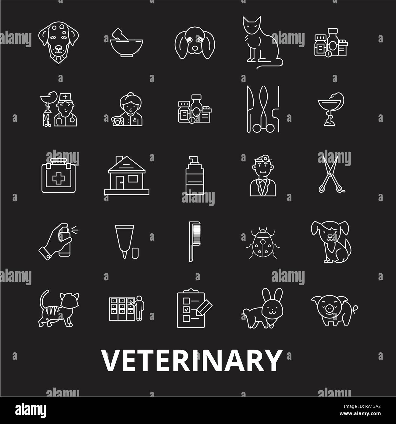 Pet care symbols hi-res stock photography and images - Alamy