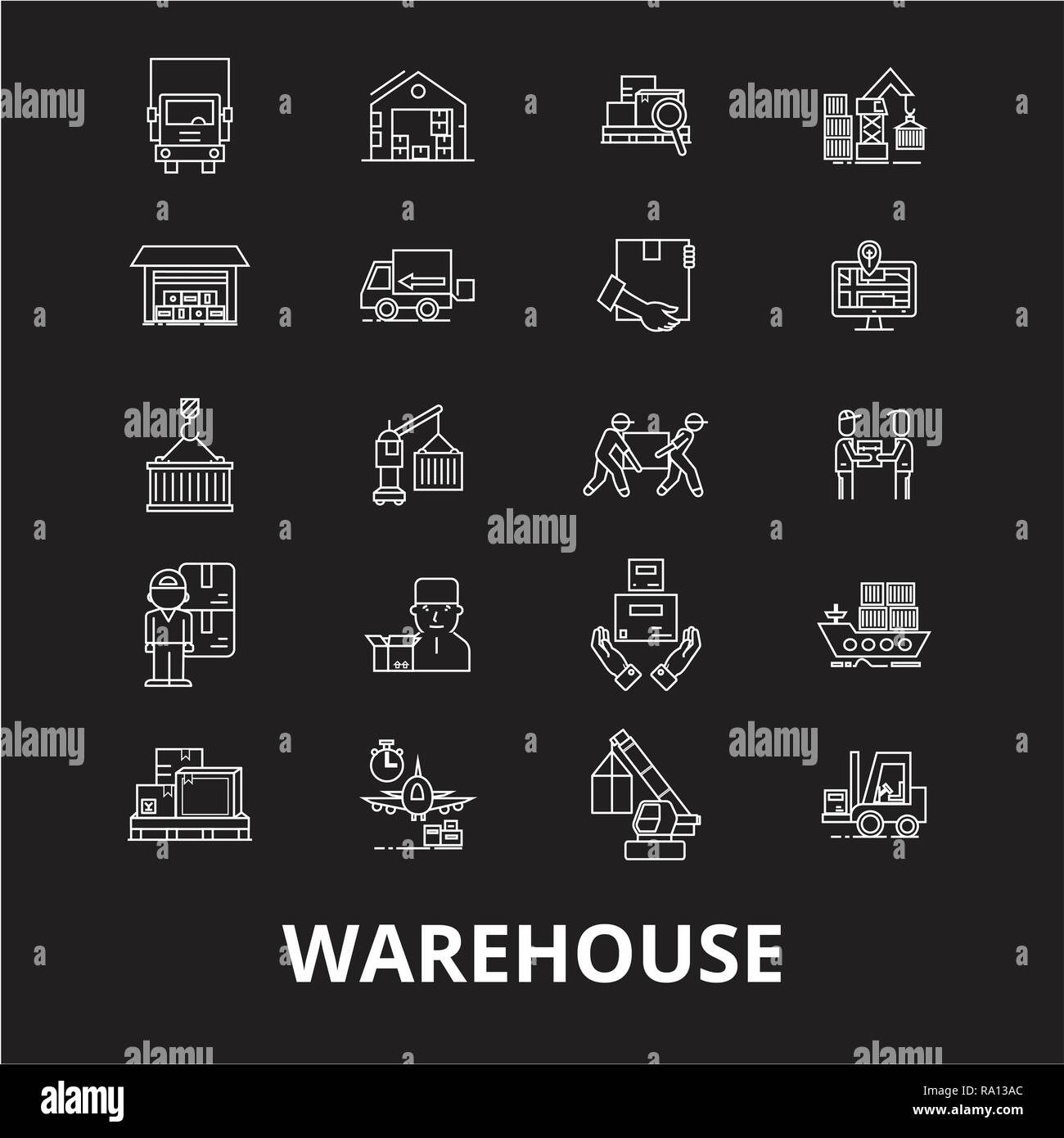 Signs forklift hi-res stock photography and images - Alamy