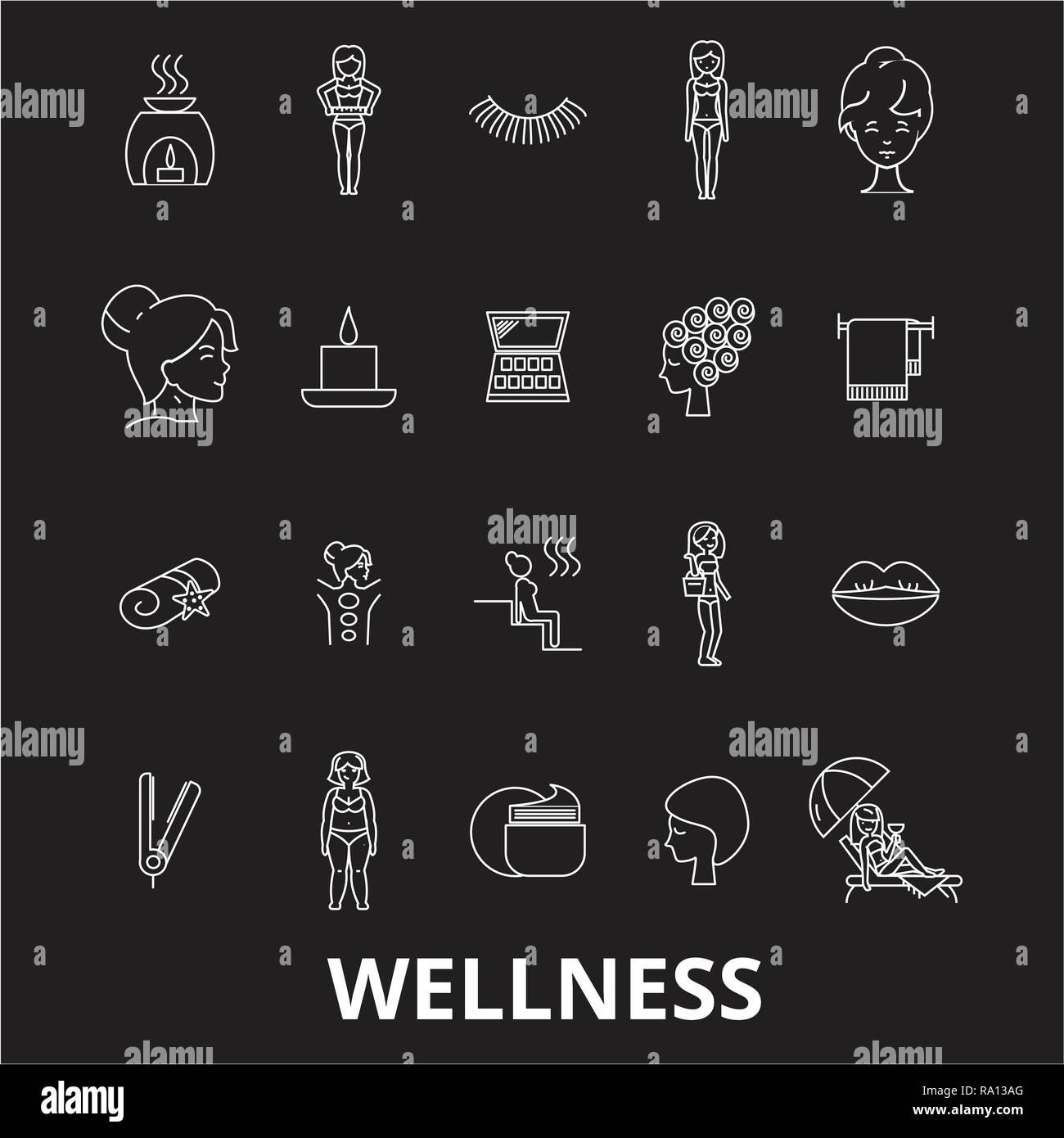 Spa music Stock Vector Images - Alamy