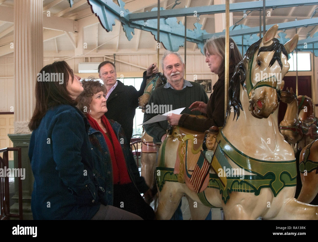 People ride Meridian's Dentzel Carousel, Jan. 15, 2011 in Meridian ...