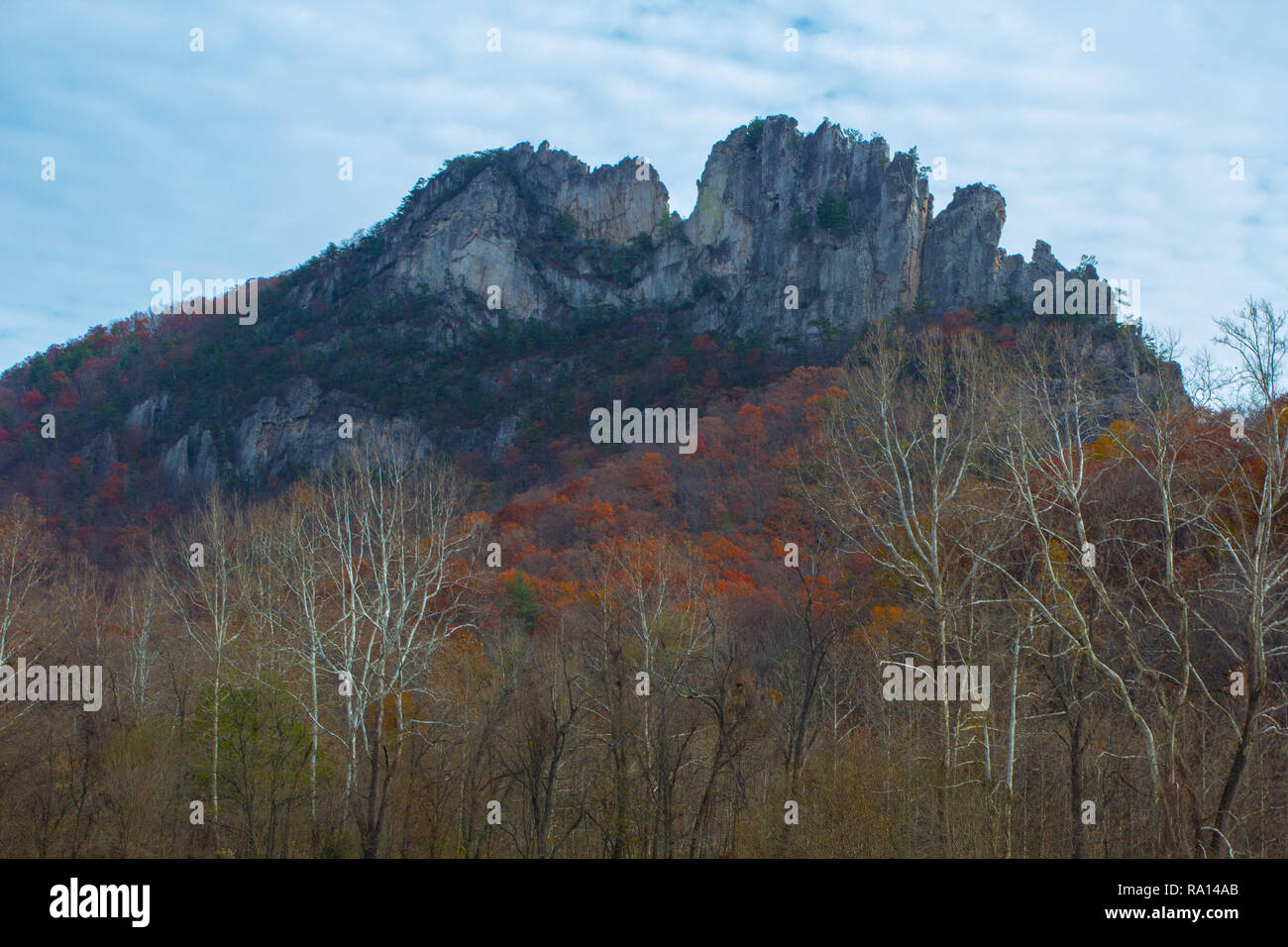 Seneca Rocks in Fall, West Virginia Stock Photo - Alamy